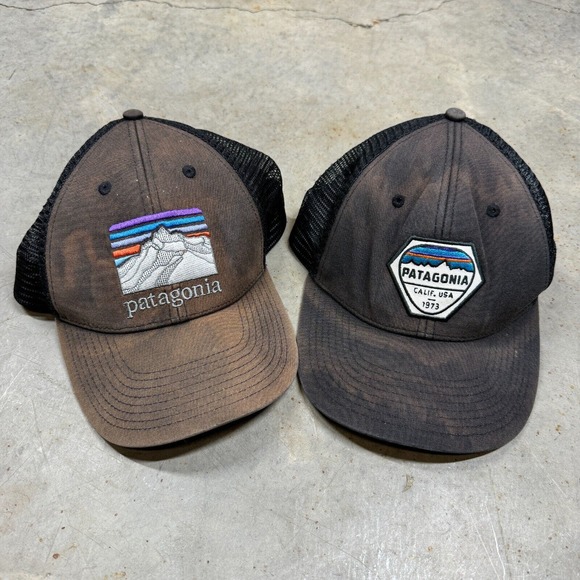 Patagonia | Accessories | Patagonia Fitz Roy Trucker Hat Sun Faded ...